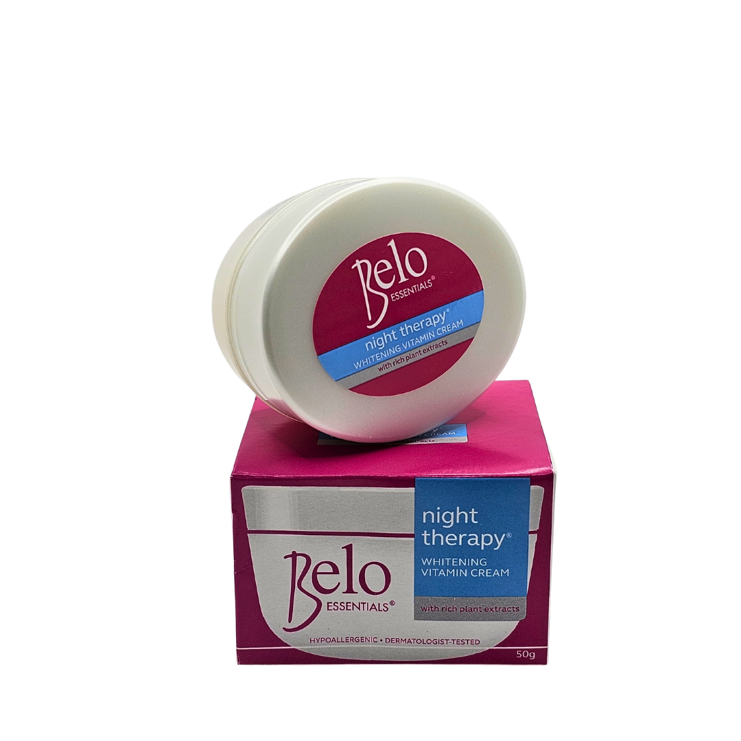 Belo:Essentials Night Therapy Whitening Vitamin Cream 50g — Zucraz UAE